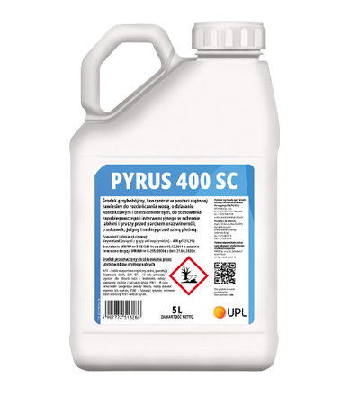 PYRUS 400SC 5L UPL 5l | Środki ochrony roślin \ Grzybobójcze | Agro ...